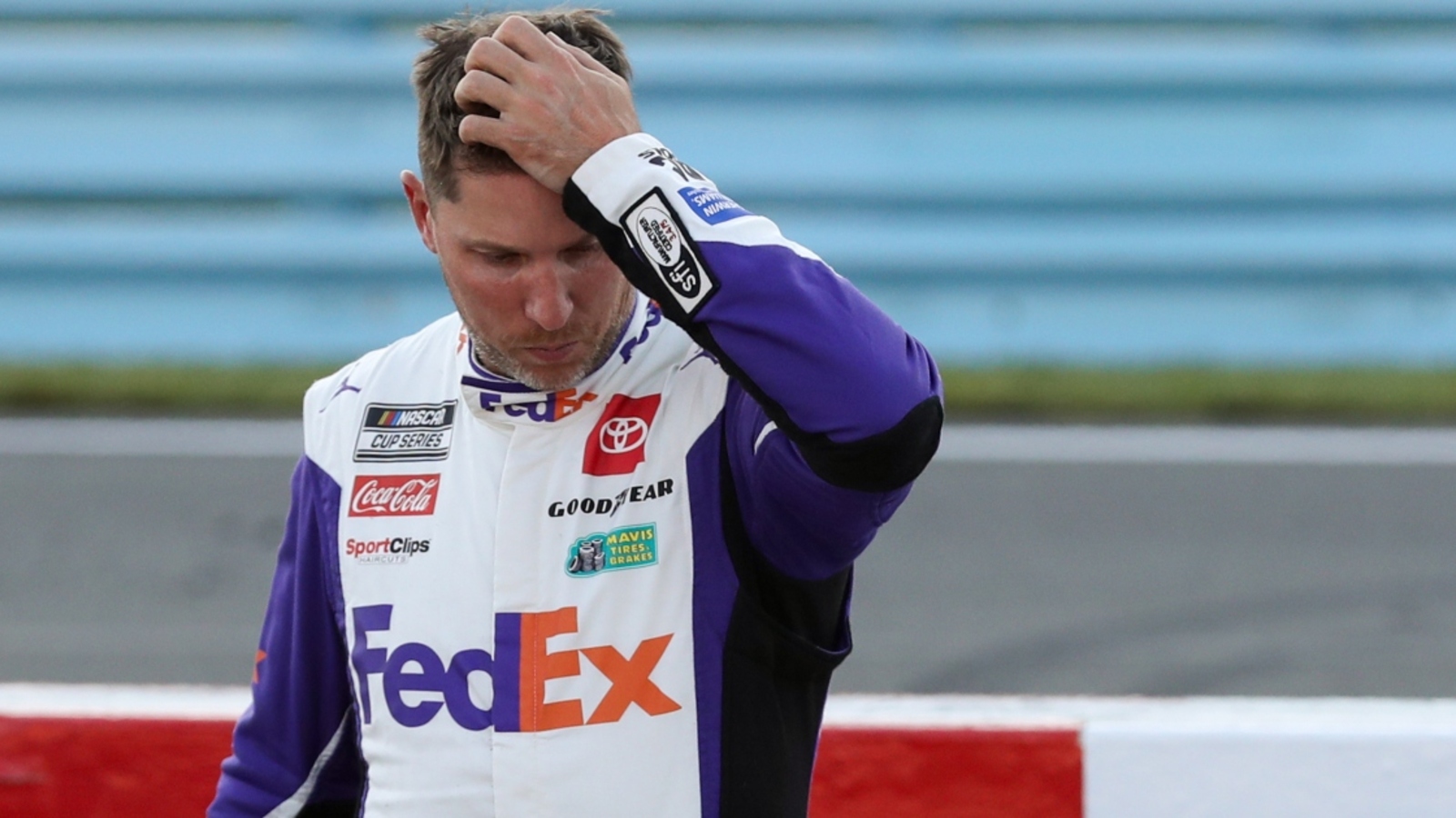 Denny Hamlin addresses 23XI Racing lawsuit vs. NASCAR, mindset while ...