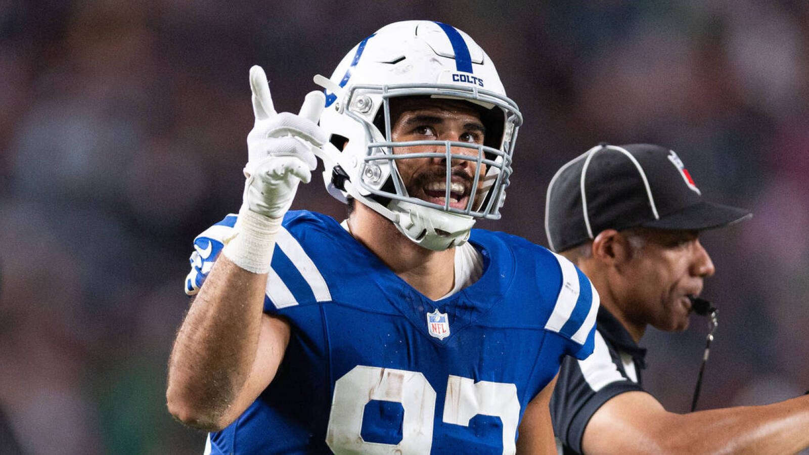 Colts TE celebrates first career touchdown with hilarious photo shoot ...