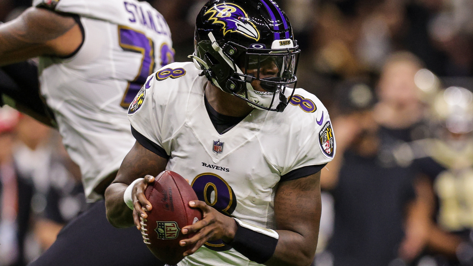 Watch: Lamar Jackson brings young fan with heart condition to happy ...