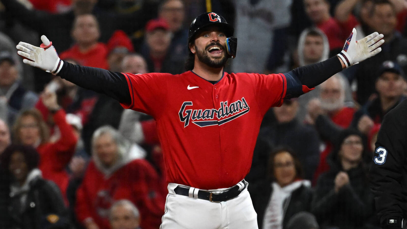 Guardians' Hedges was in bizarre place for walk-off WC HR | Yardbarker