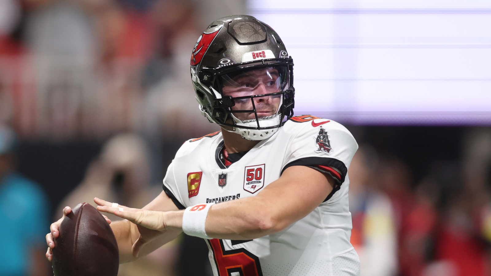 Luke Goedeke has high praise for Baker Mayfield's clutch play | Yardbarker