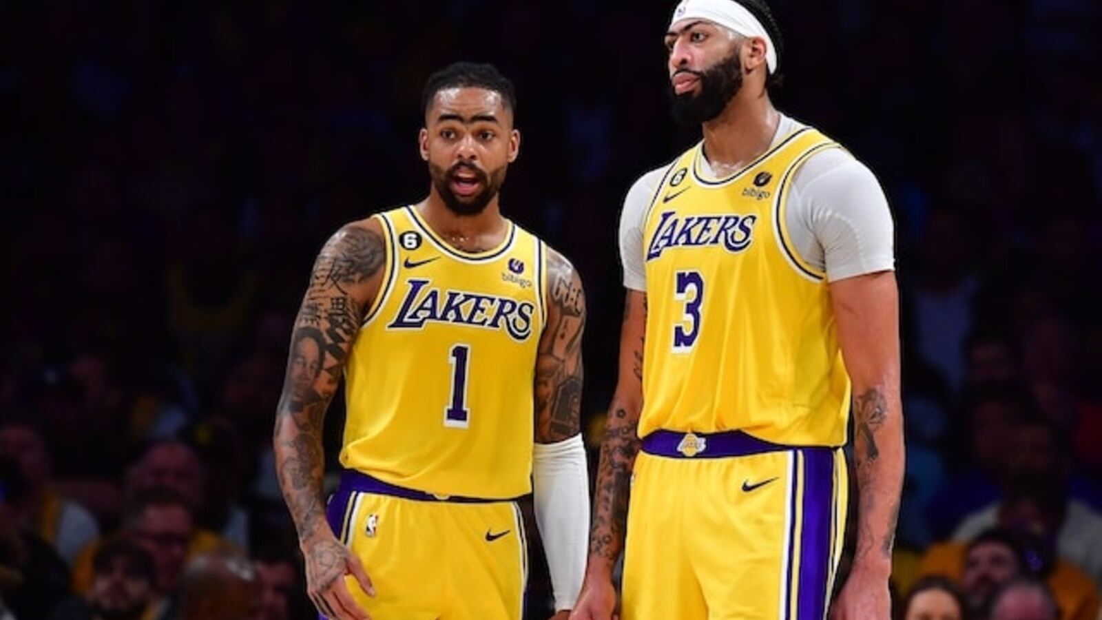 Anthony Davis Praises ‘Phenomenal’ Season From D’Angelo Russell ...