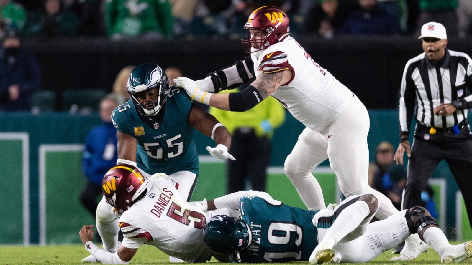 Terry McAulay calls out Commanders vs. Eagles refs over picking up ...