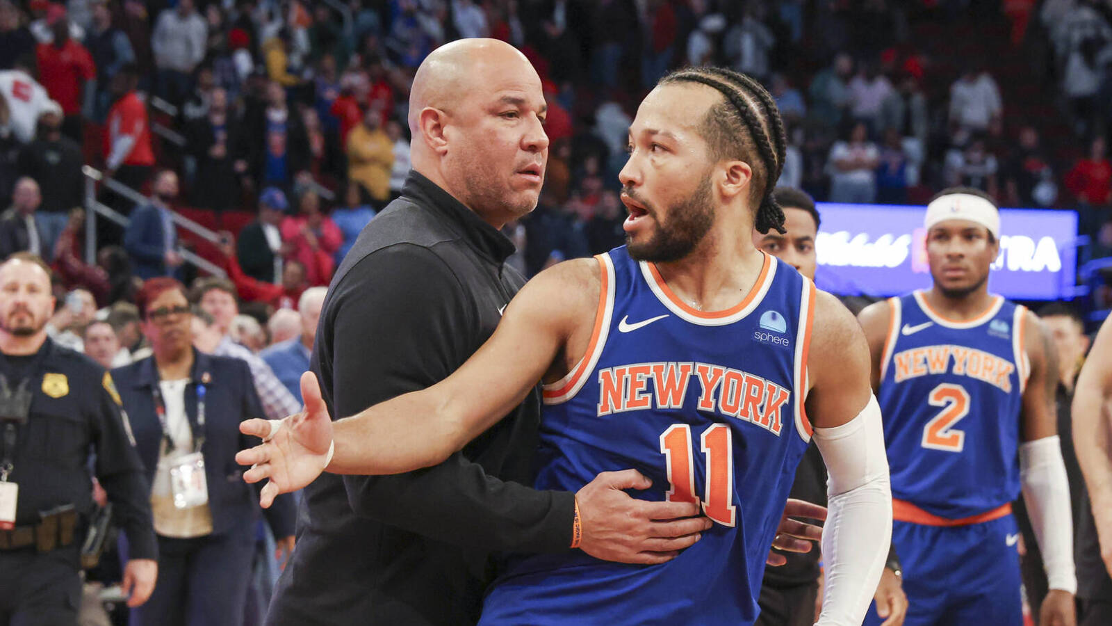 Jalen Brunson addresses controversial foul call vs. Rockets | Yardbarker