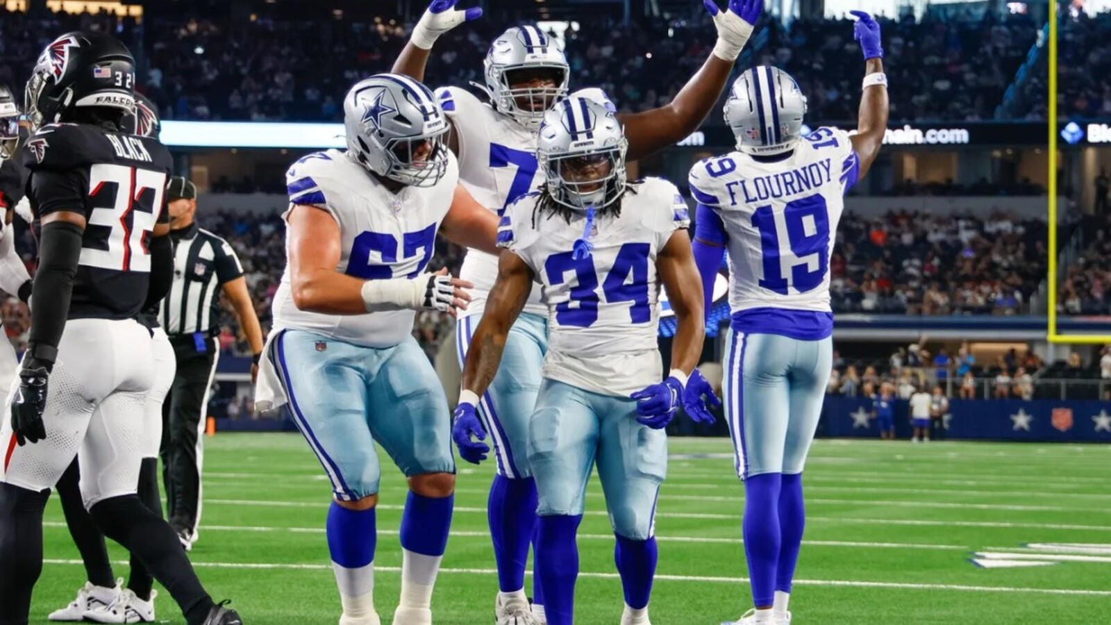 Cowboys' Jaydon Blue As Advertised In Preseason Debut vs. Falcons ...