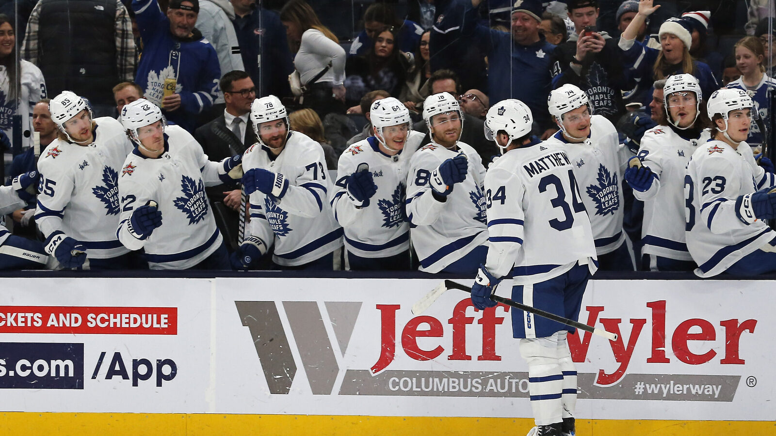 Core four combine for nine points, Maple Leafs beat Blue Jackets 4-1 ...