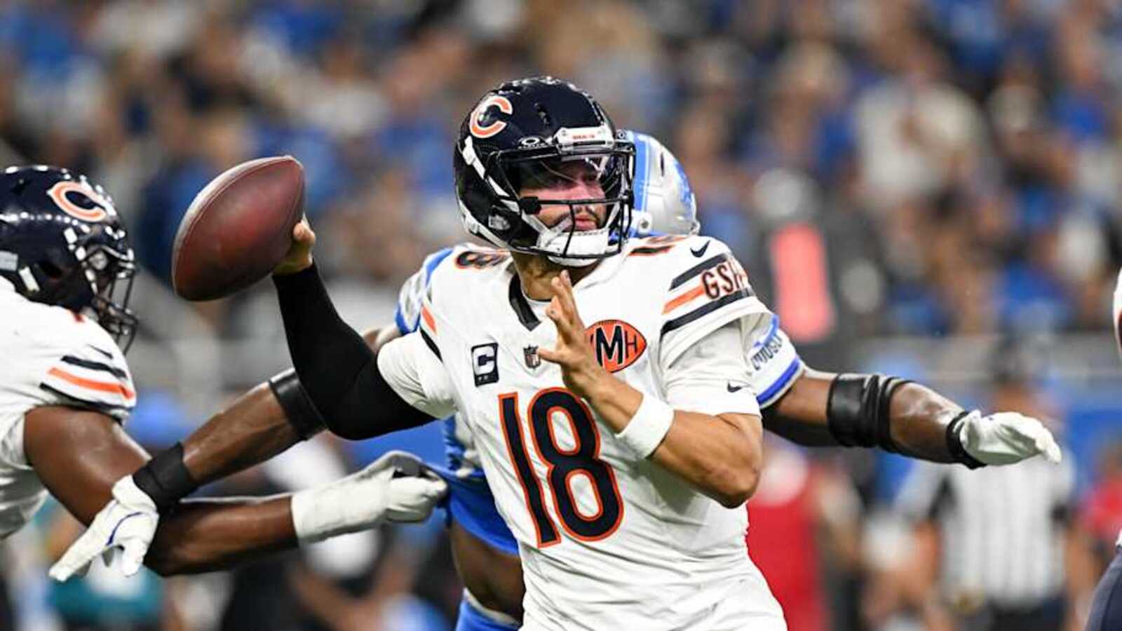 Bears' Caleb Williams refutes Week 18 finale vs. Lions being ...