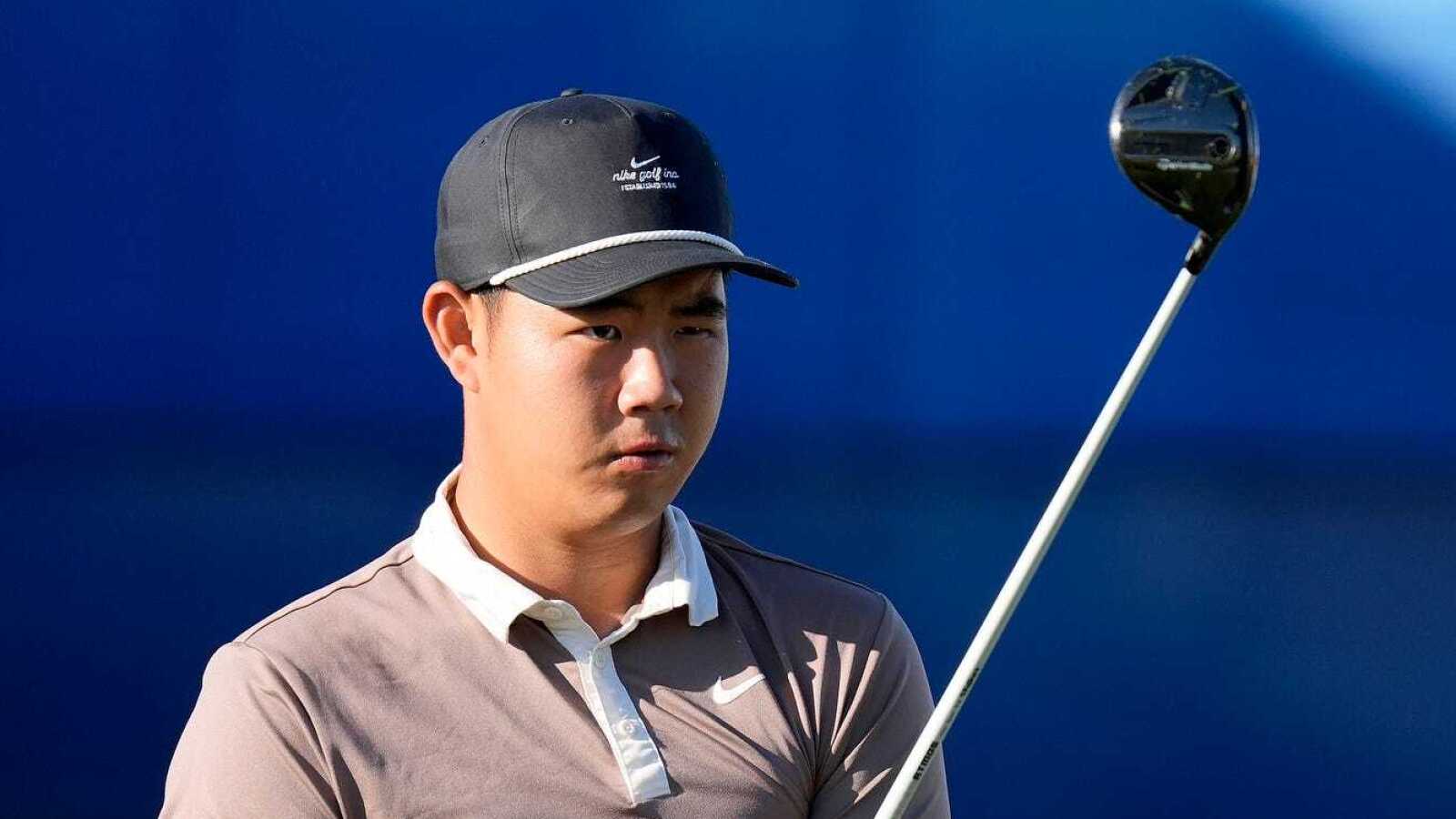Tom Kim challenges TGL crowd on hole-tying putt after Scottie Scheffler ...