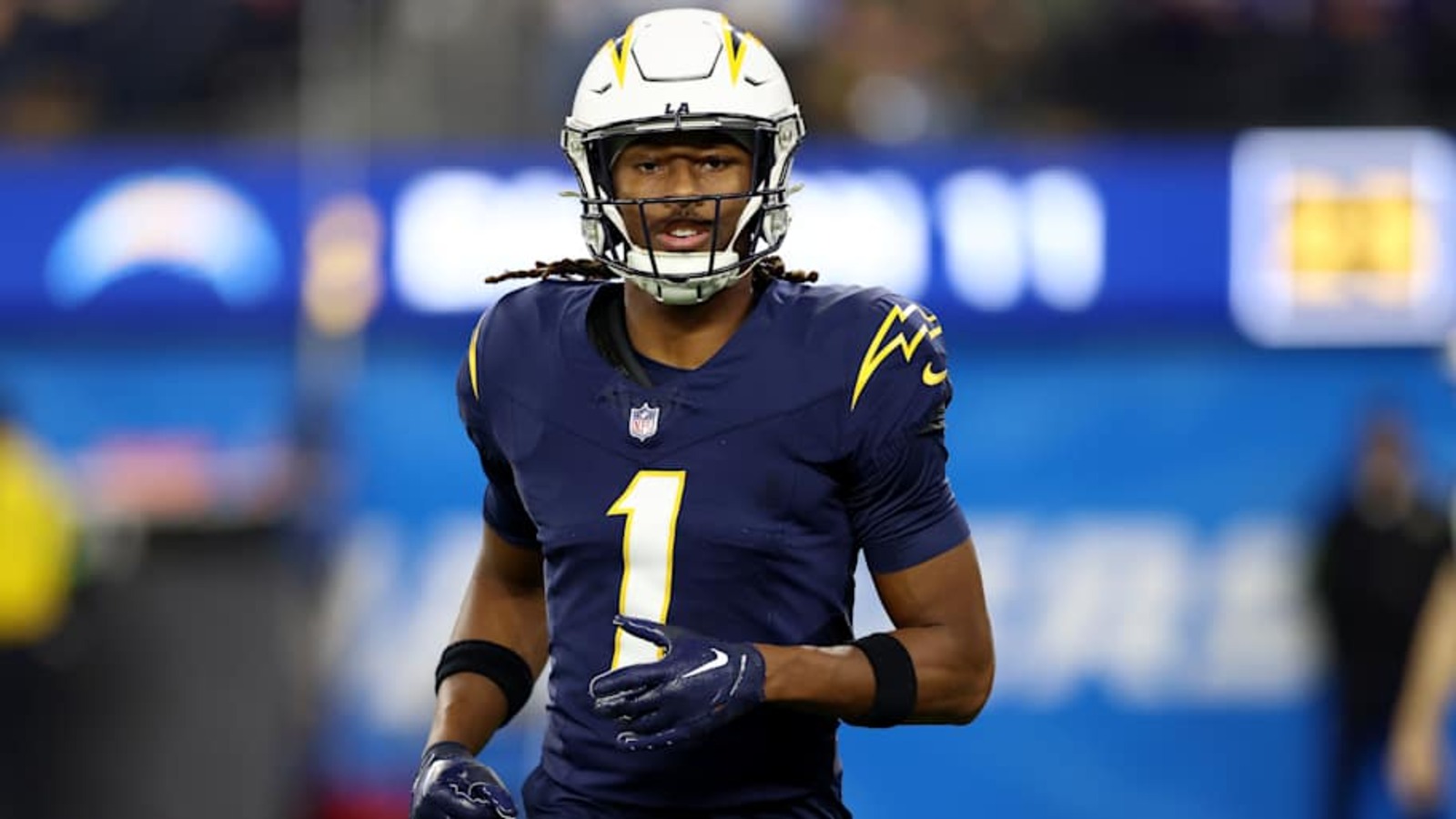 Justin Herbert, Jim Harbaugh react to Quentin Johnston's rough night ...