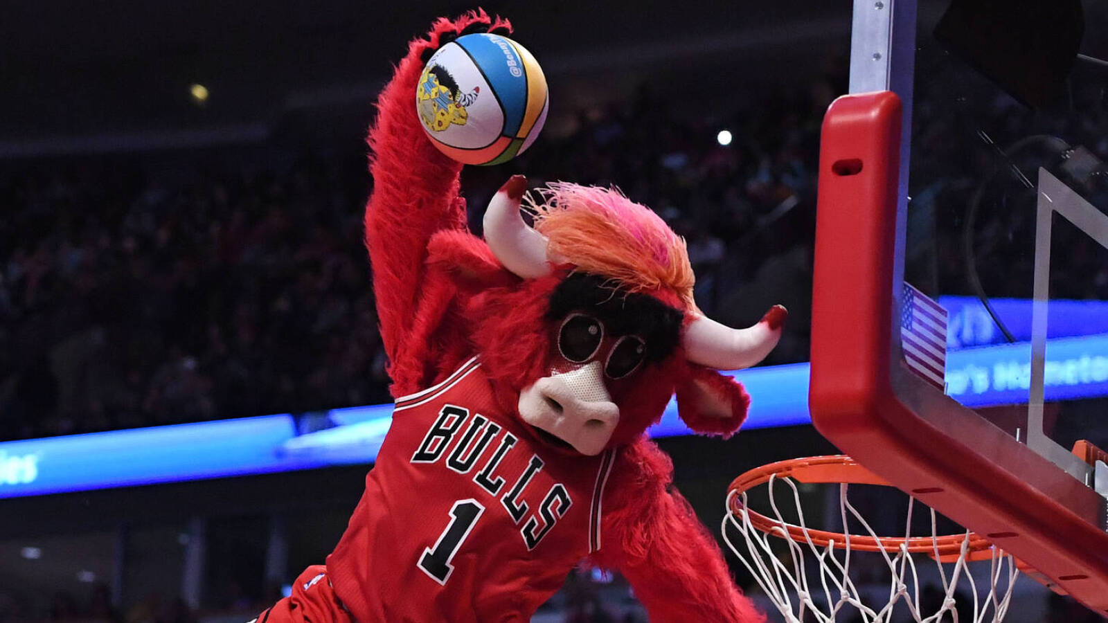 Bulls mascot once made a 'Jerry Springer' appearance | Yardbarker