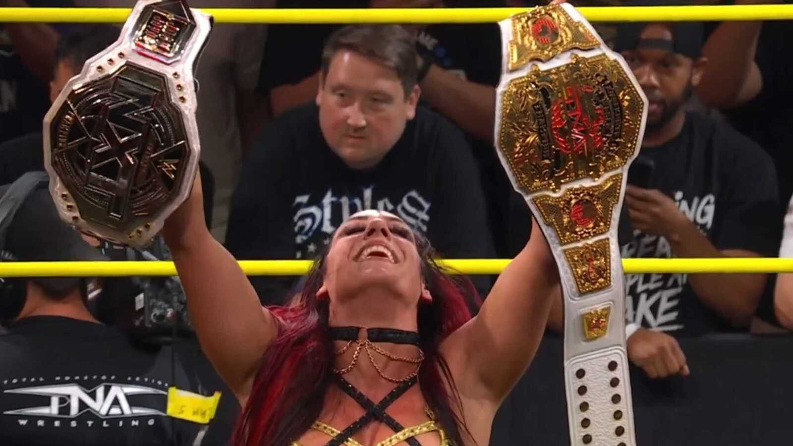 WWE Superstar Makes History By Holding Top Titles In NXT And TNA ...