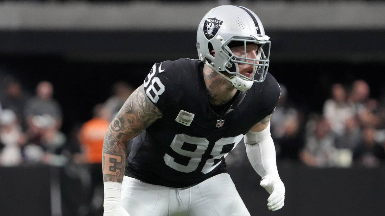 Raiders' Maxx Crosby explains playing through knee injury | Yardbarker