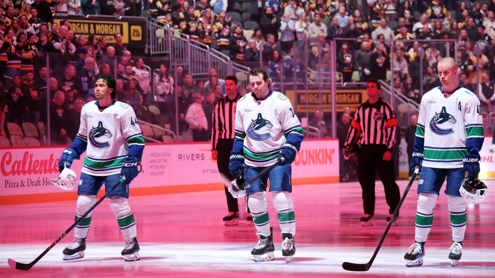 Scenes from practice: Canucks roll out new-look lines after loss to ...