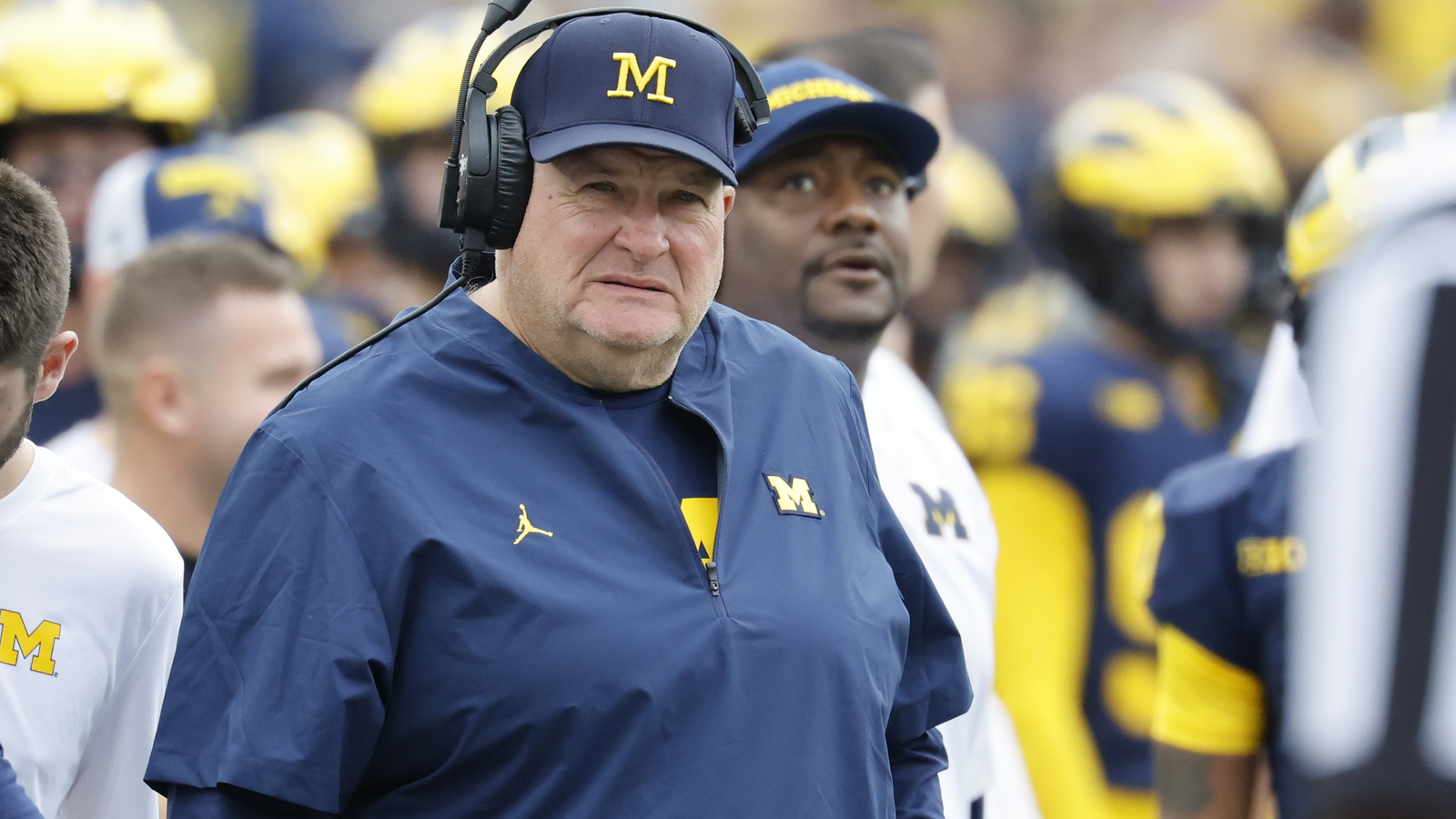 Michigan DL Wanted Cigar in Locker Room After Biff Poggi Pulled Off Jim ...