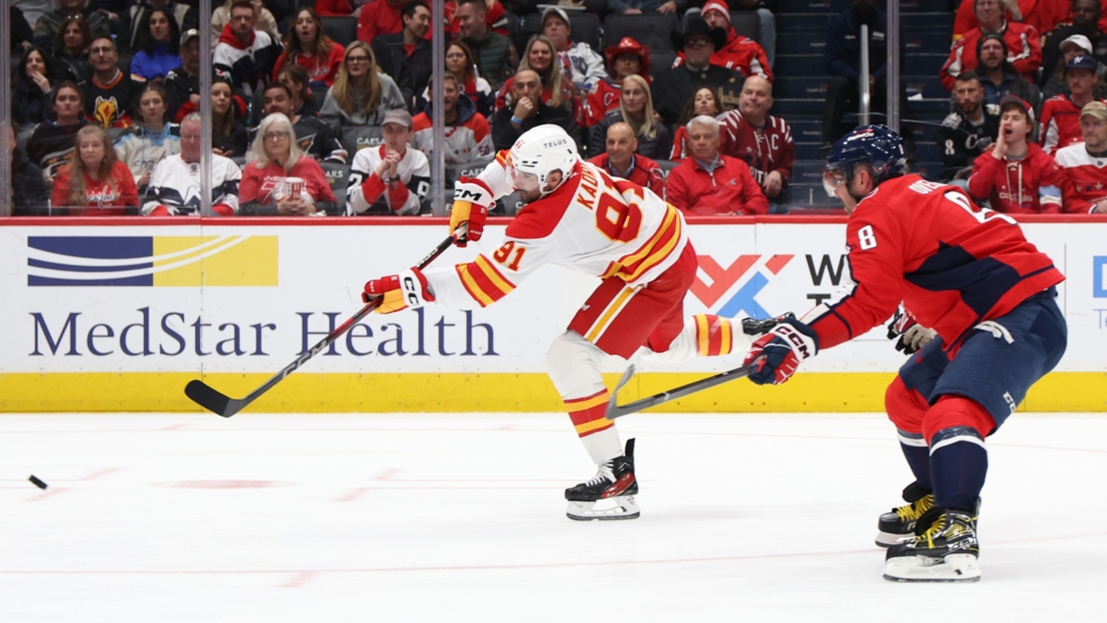 Flames score early, tame surging Capitals | Yardbarker
