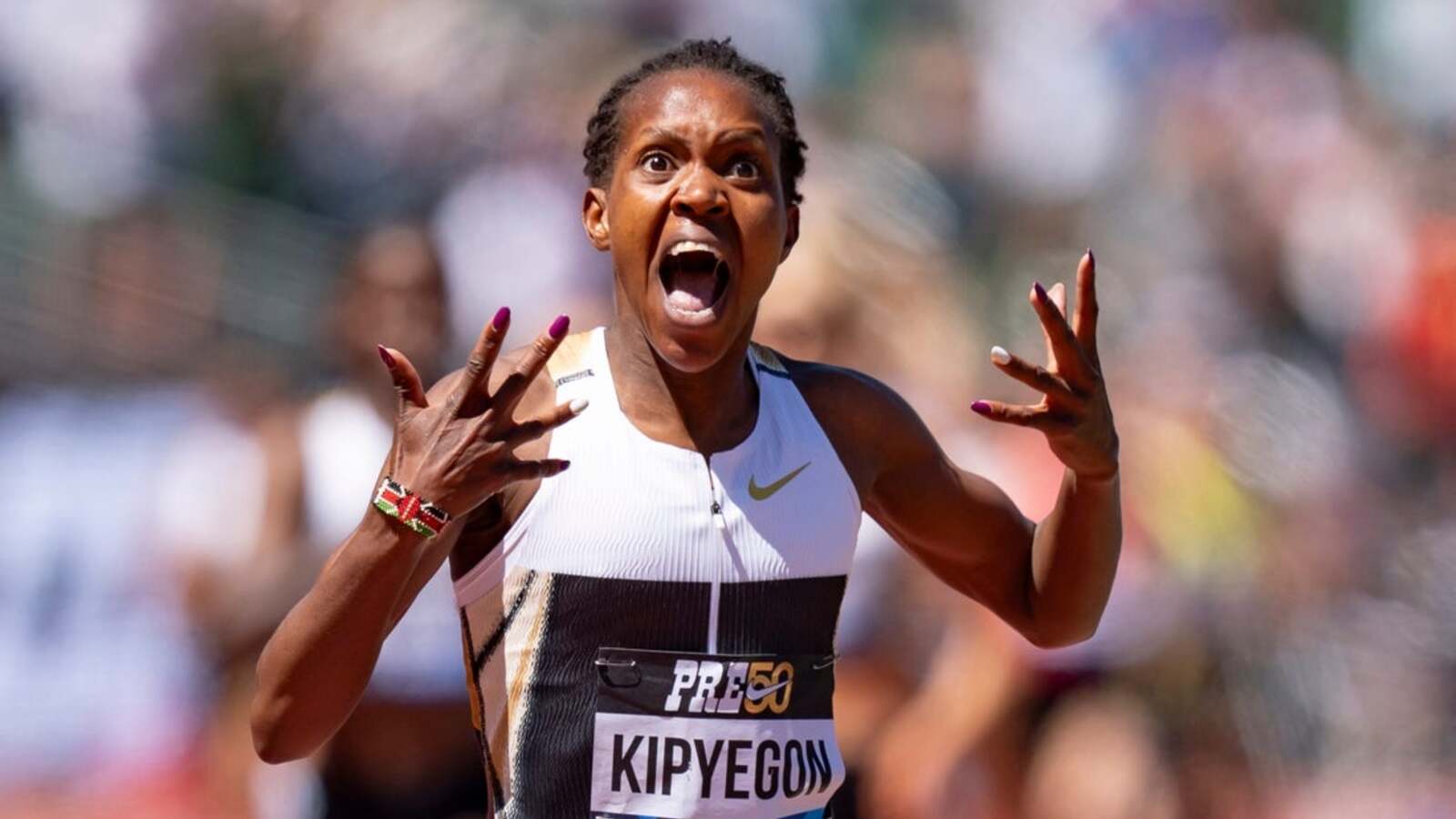 Faith Kipyegon, Beatrice Chebet set world records at Prefontaine ...