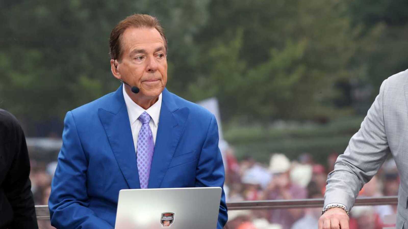 Nick Saban Draws Attention With College GameDay Headgear Pick | Yardbarker