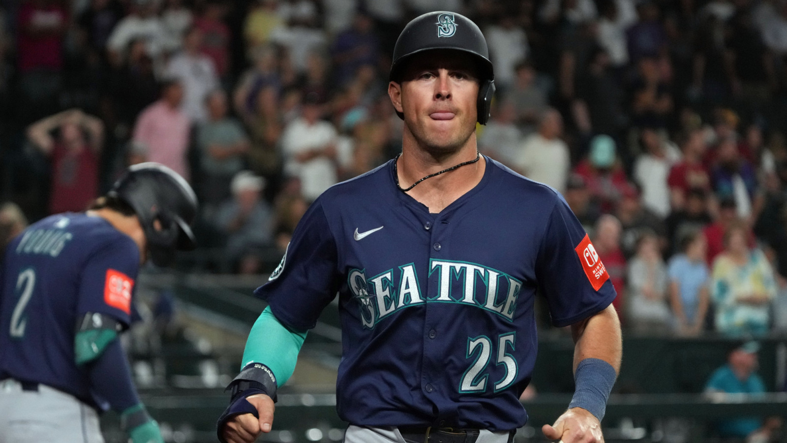 Report: Mariners making this utility man available in trade talks ...