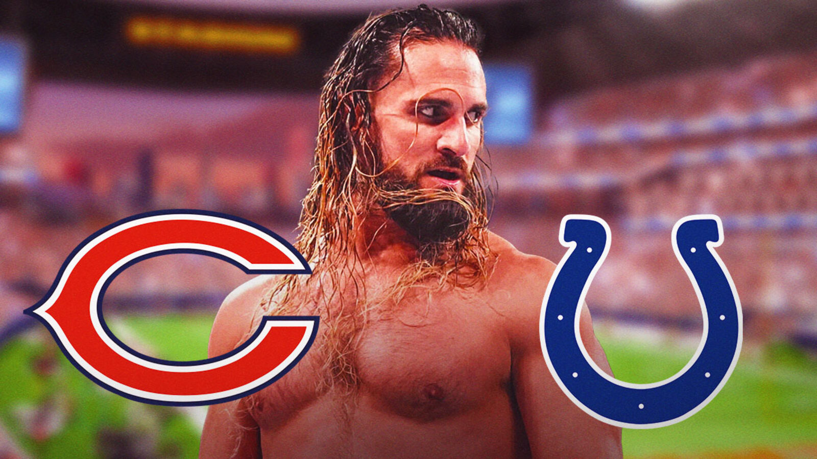 Bears fan Seth Rollins goes viral at Colts game | Yardbarker