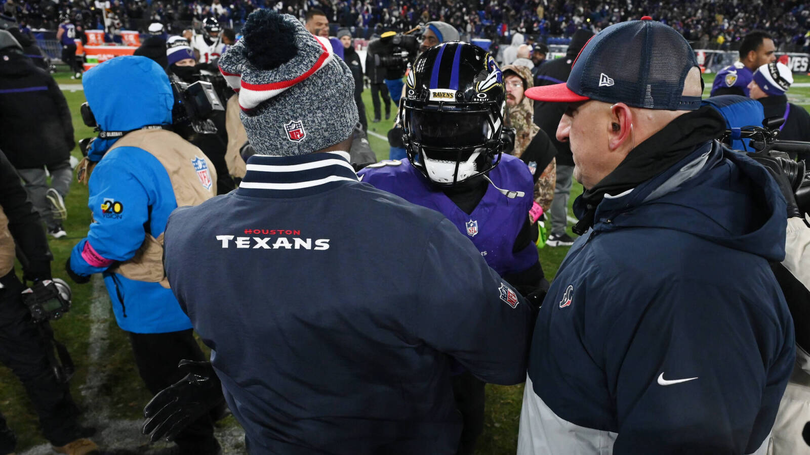 Odell Beckham Jr. goes viral after crashing Lamar Jackson's postgame ...