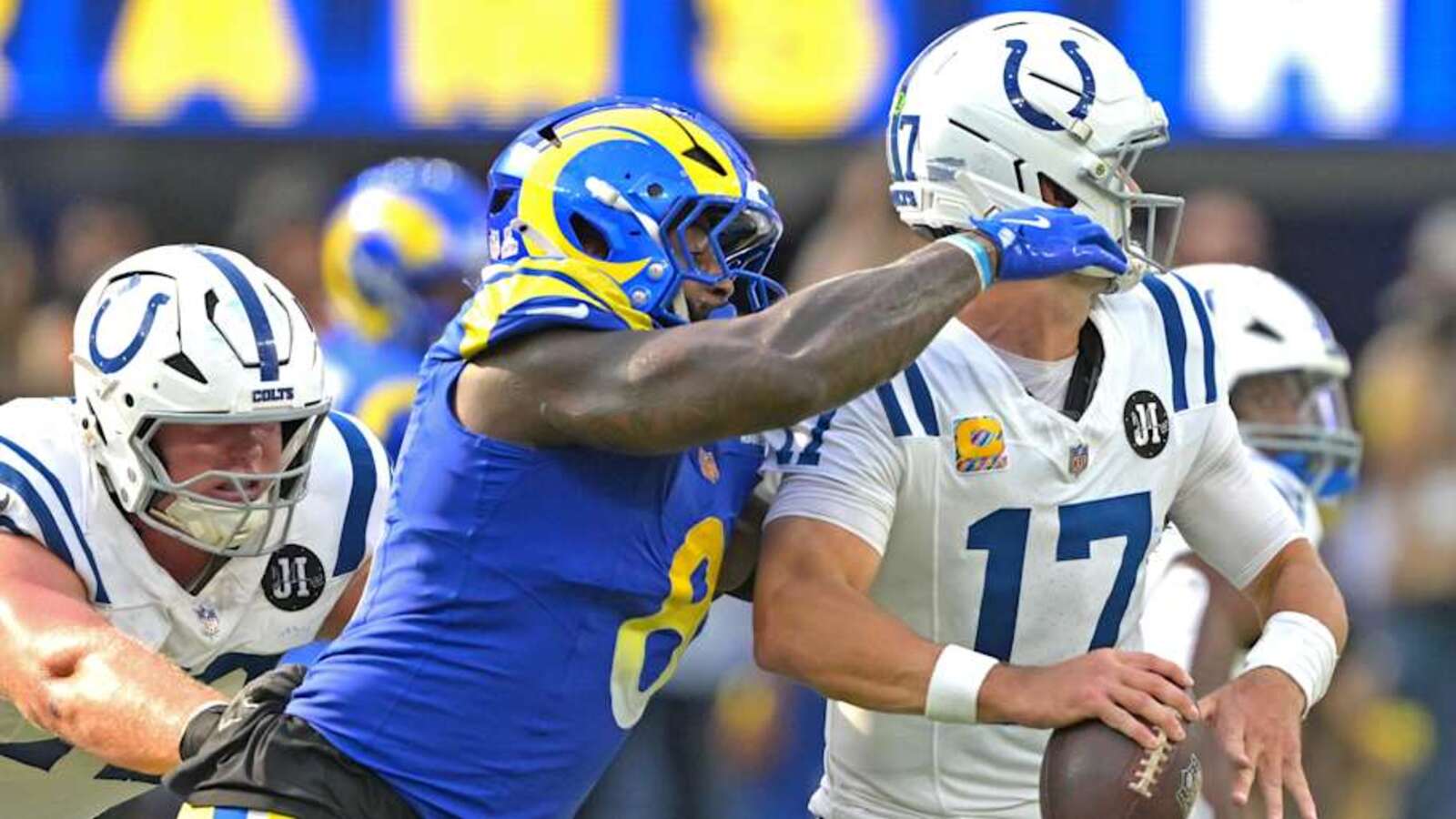 Colts' O-Line Falls Apart Against Rams' Defensive Attack | Yardbarker