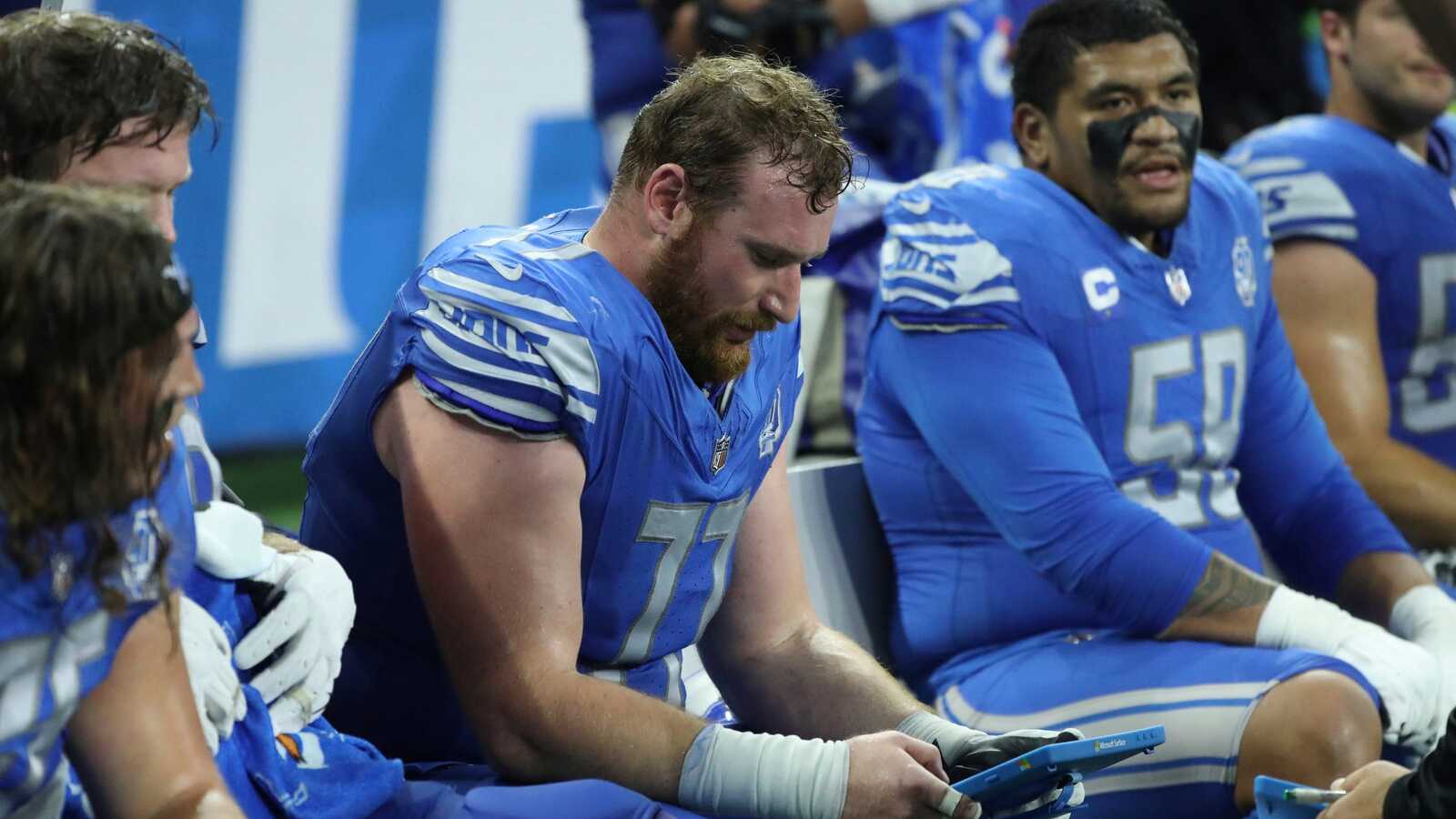 Lions Center Frank Ragnow Suffers Partially Torn Pectoral Muscle ...