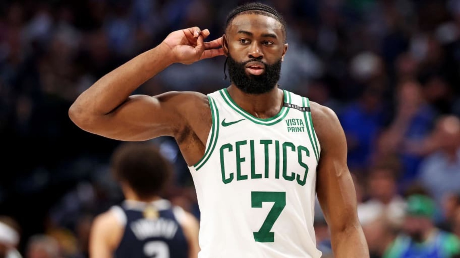 Boston Celtics’ Jaylen Brown shows off insane dunk out of a pool ...