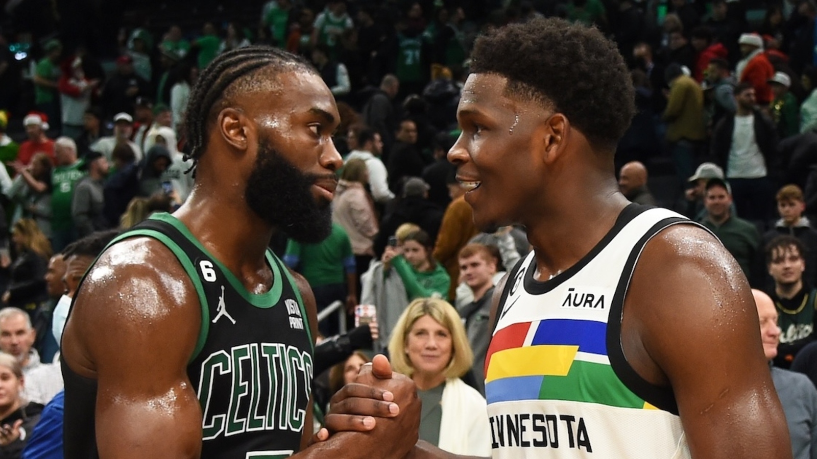 Anthony Edwards Does Not Want Jaylen Brown Dating His Sister Yardbarker