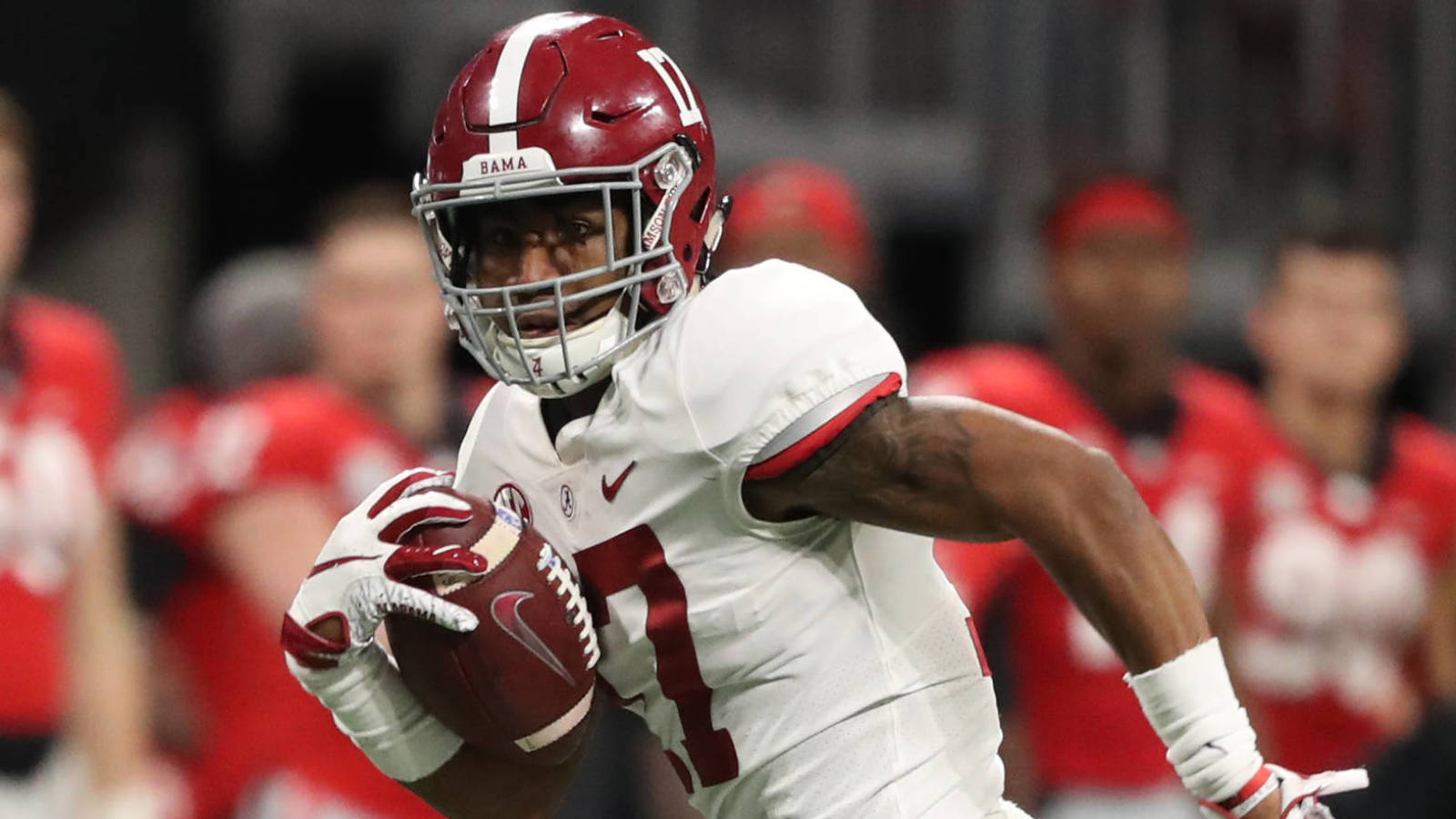 Watch: Down 10-0, Bama's Jaylen Waddle has 77-yard punt-return TD vs ...