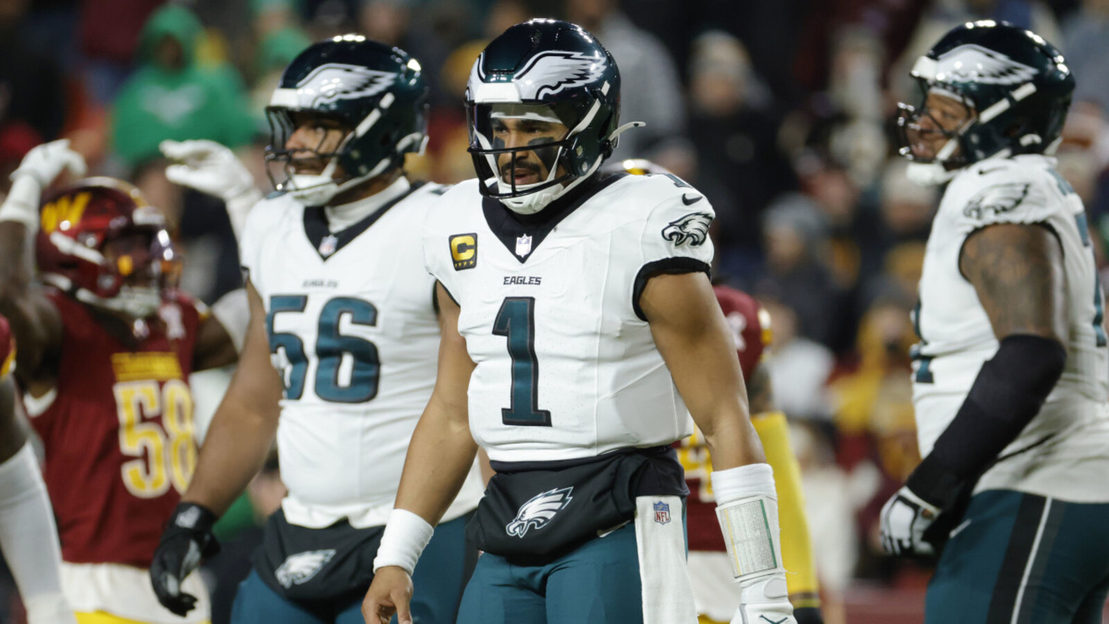 Philadelphia Eagles vs. Washington Commanders Week 18 broadcast map ...