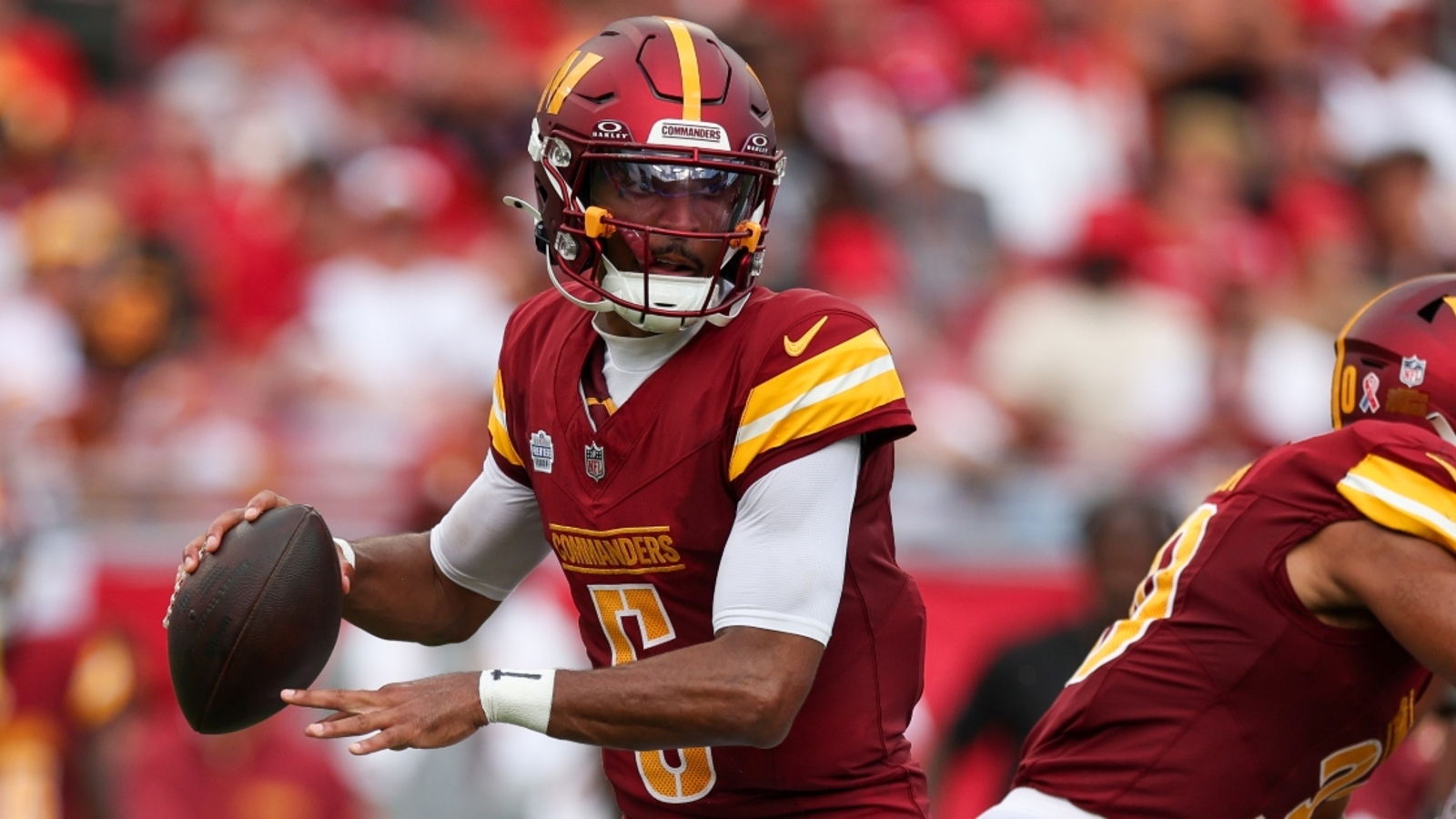 Phidarian Mathis trolled Commanders teammate Jayden Daniels hard after ...