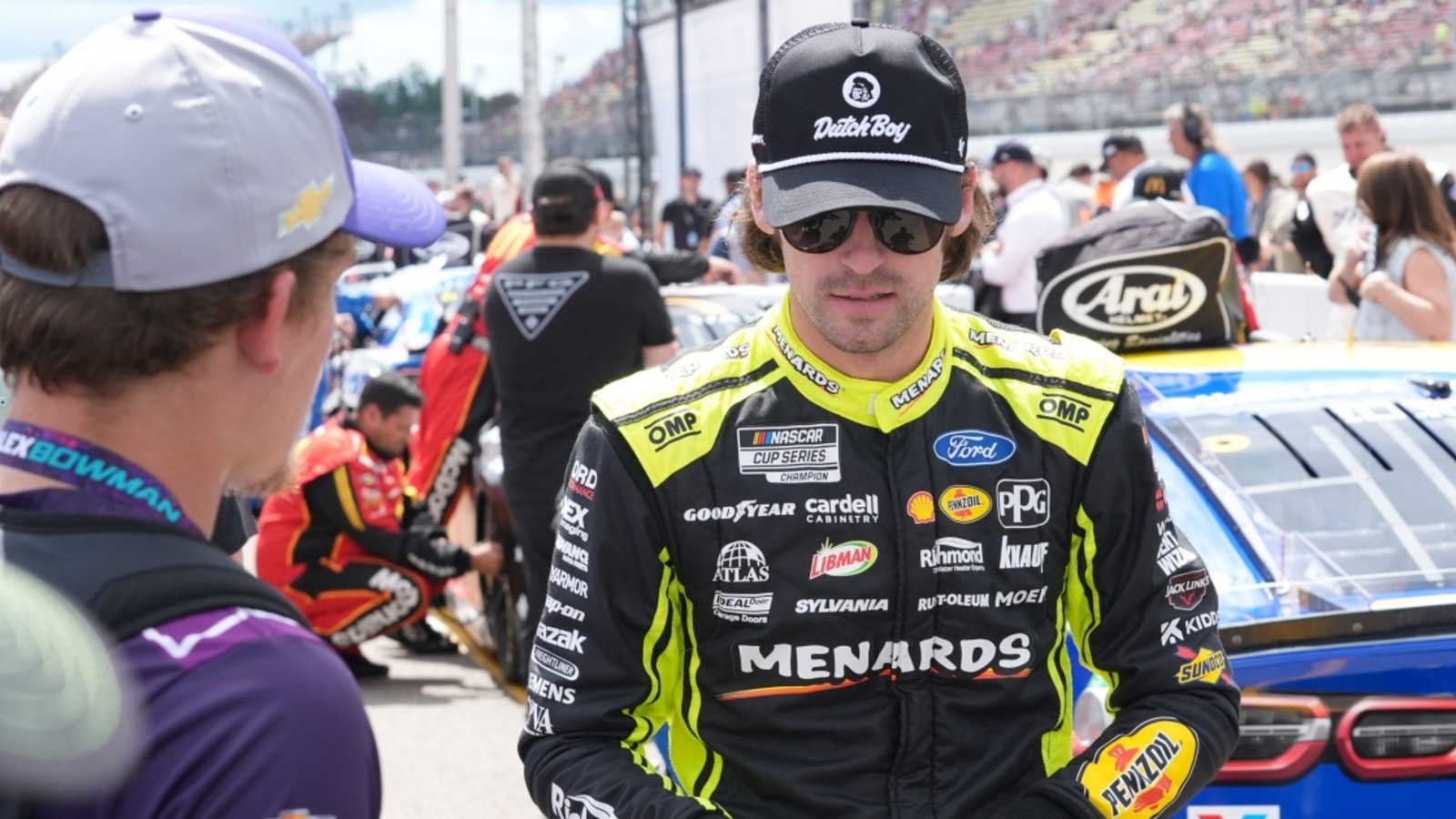 Ryan Blaney points to Chase Elliott for answers after last-lap contact ...