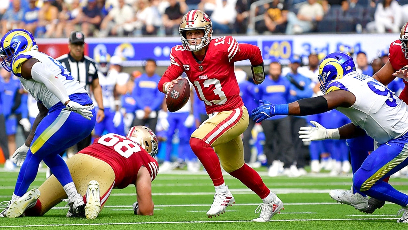 49ers' Brock Purdy responds to Steve Young's scrambling advice | Yardbarker
