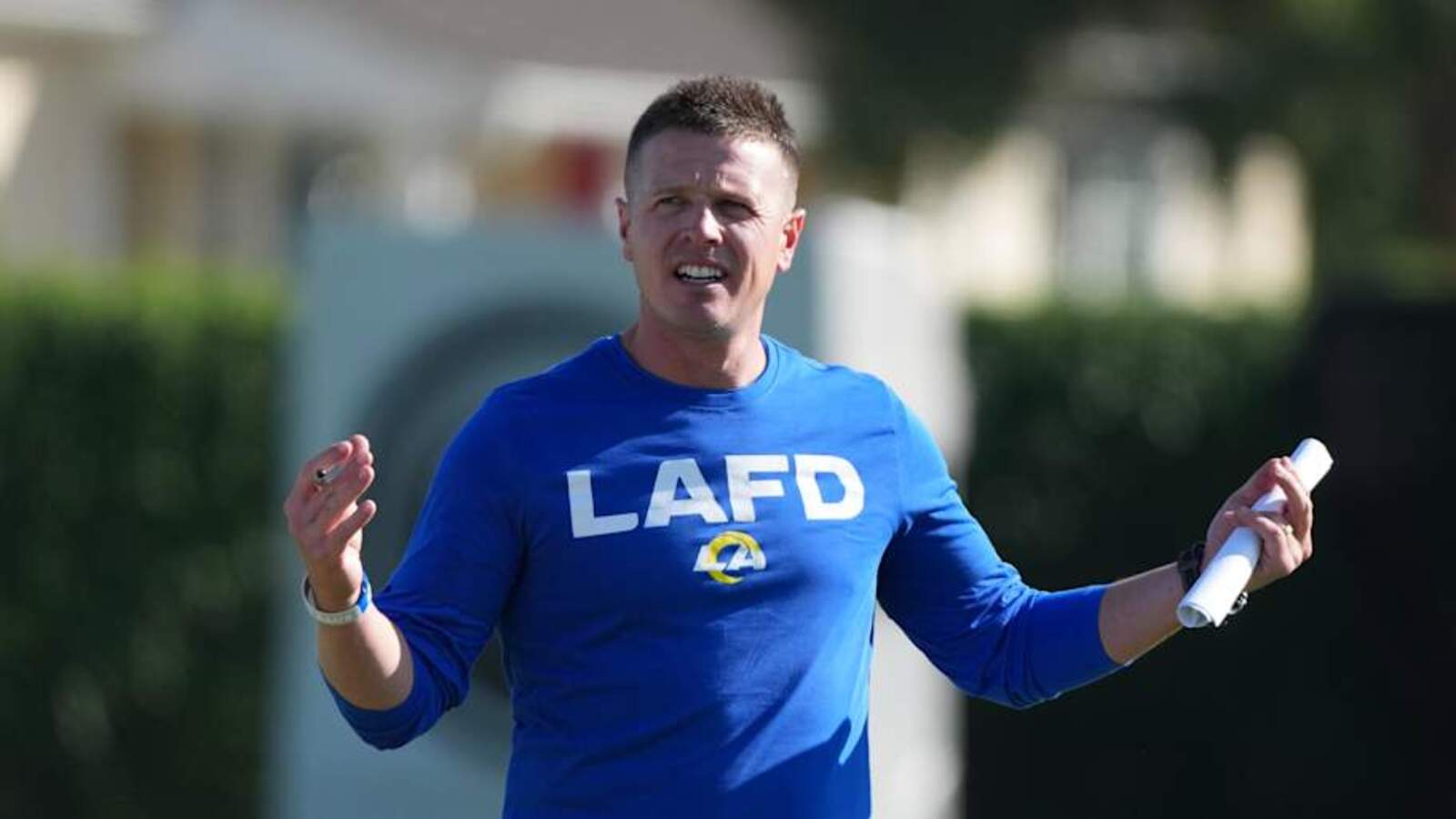 Watch Rams Mike LaFleur's First 2025 Training Camp Press Conference ...