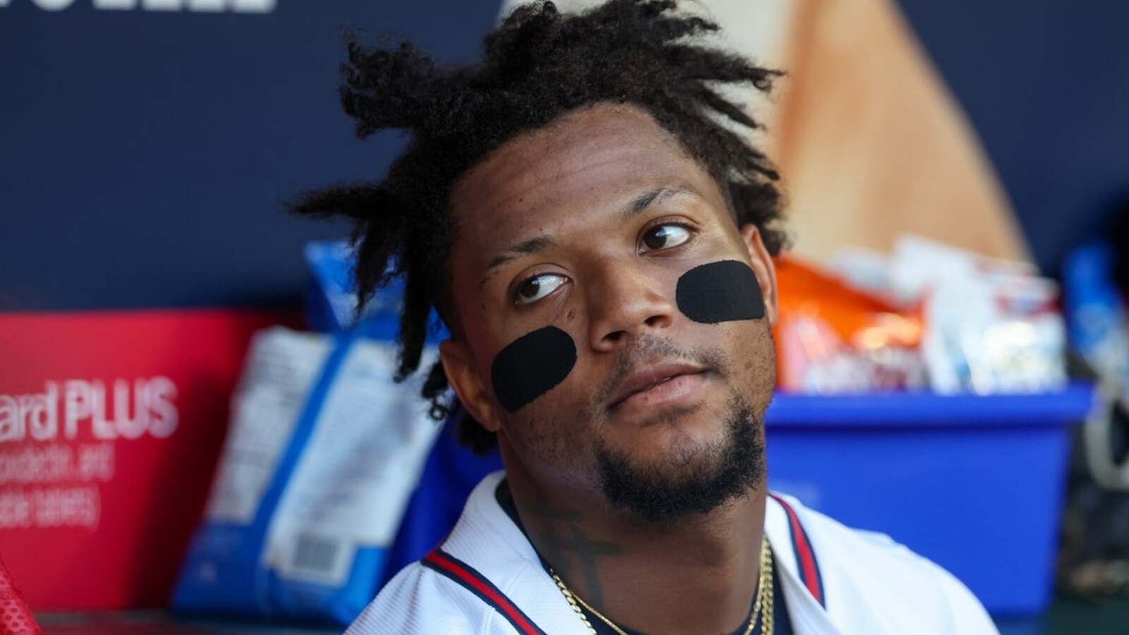 Braves' Ronald Acuna Jr. (back) out of lineup; A's SS Jacob Wilson ...