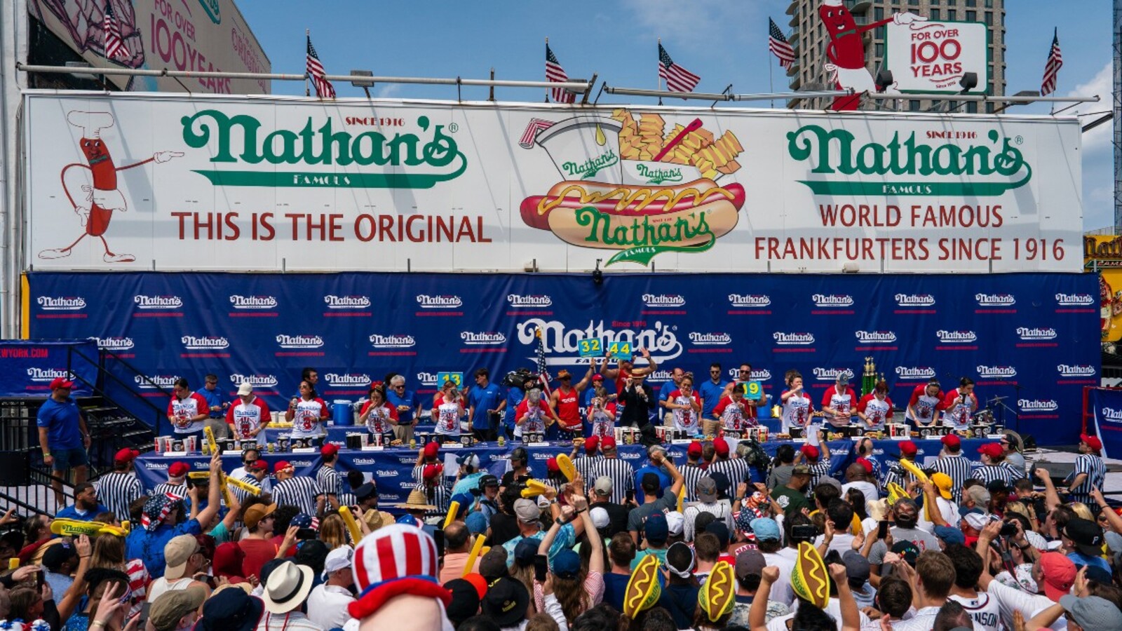 2024 Nathan’s Hot Dog Eating Contest results: Full order of finalists ...