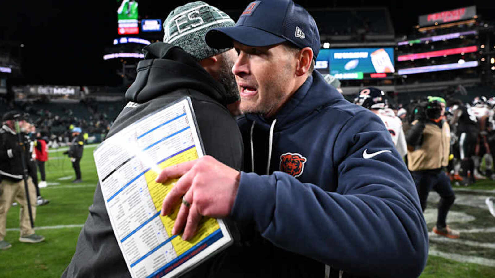 Ben Johnson's fun response to Matt LaFleur sharing info with Rams coach ...