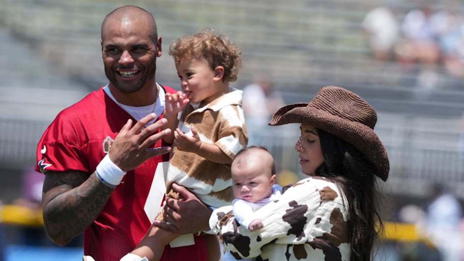 Dak Prescott's fiancée Sarah Jane drops Cowboys QB's government name in ...