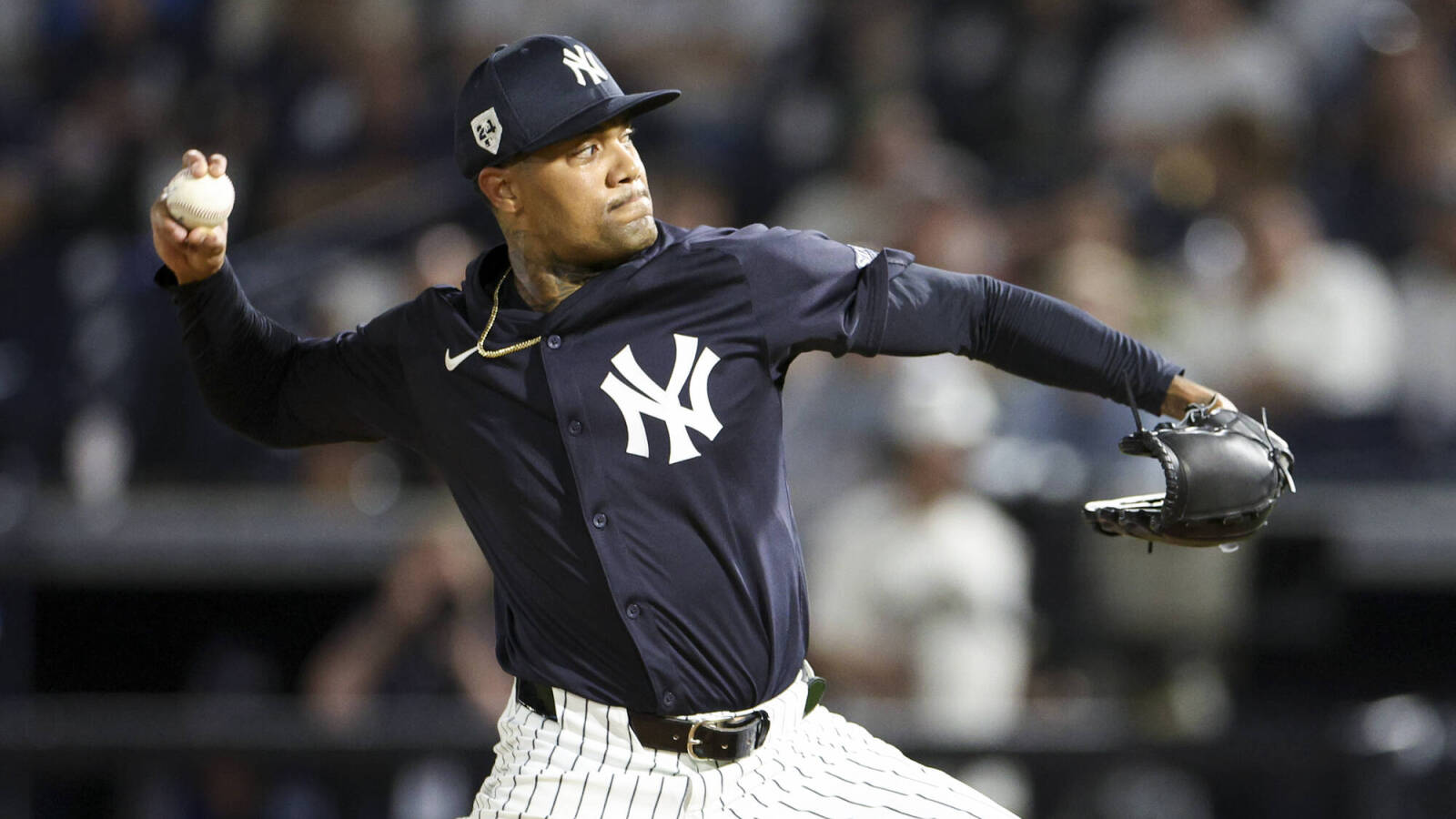 Yankees’ recently promoted reliever has a new pitch that turned heads ...