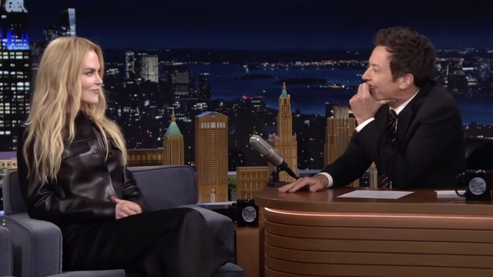 Nicole Kidman Reunites With Former ‘Crush’ Jimmy Fallon on ‘Tonight ...
