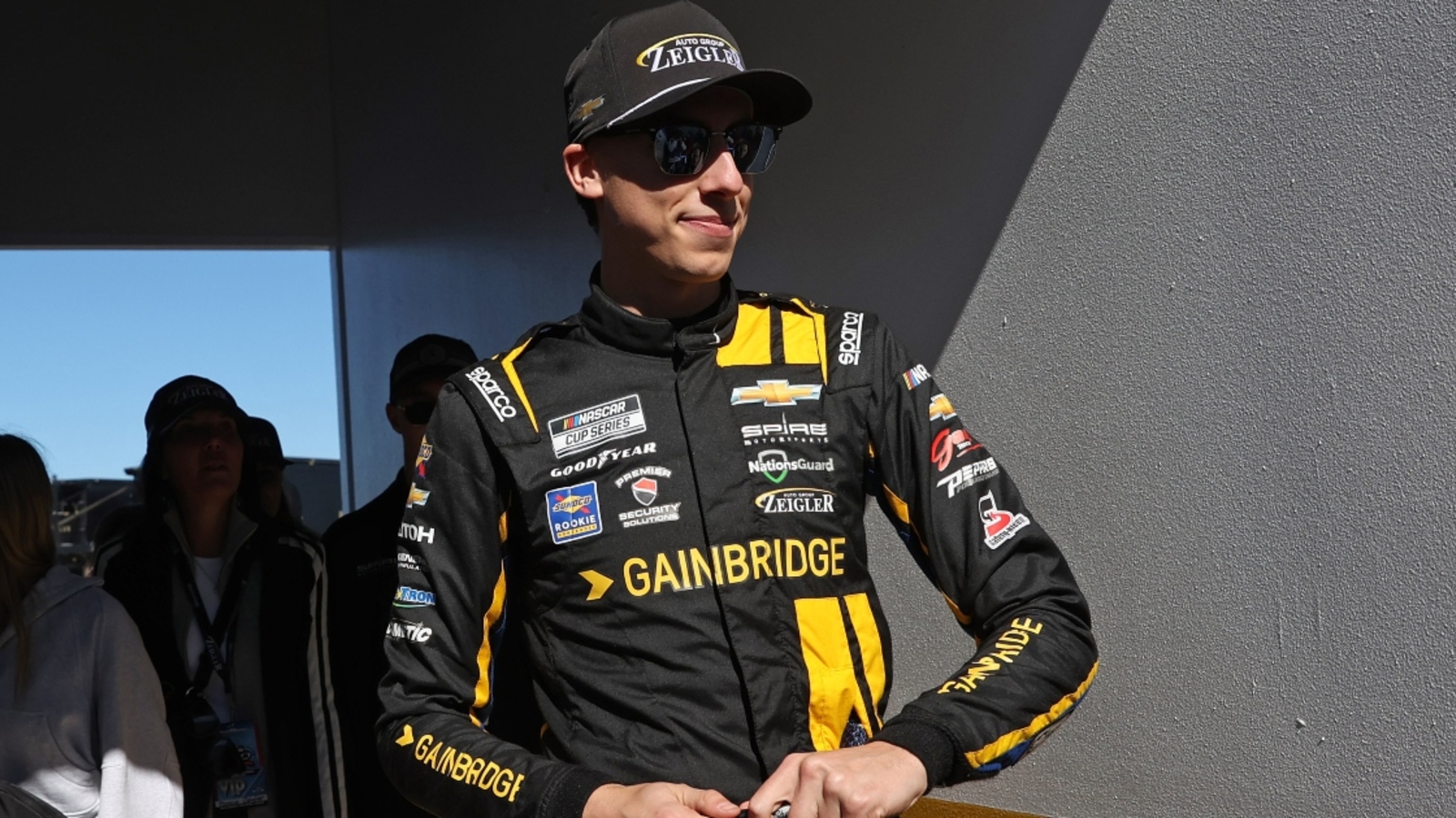 Carson Hocevar reacts to viral Chili’s fire suit worn by Justin Haley ...