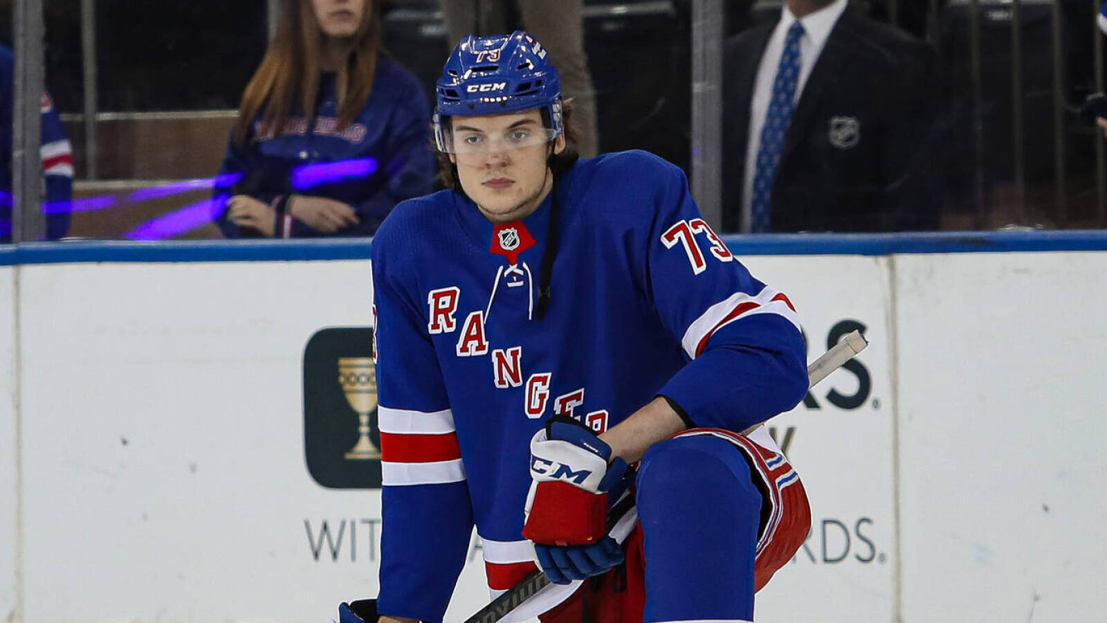 Watch: Matt Rempe continues to become hero with playoff goal | Yardbarker