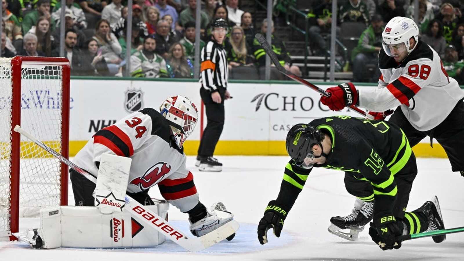 Jake Allen strong in debut as Devils top Stars | Yardbarker