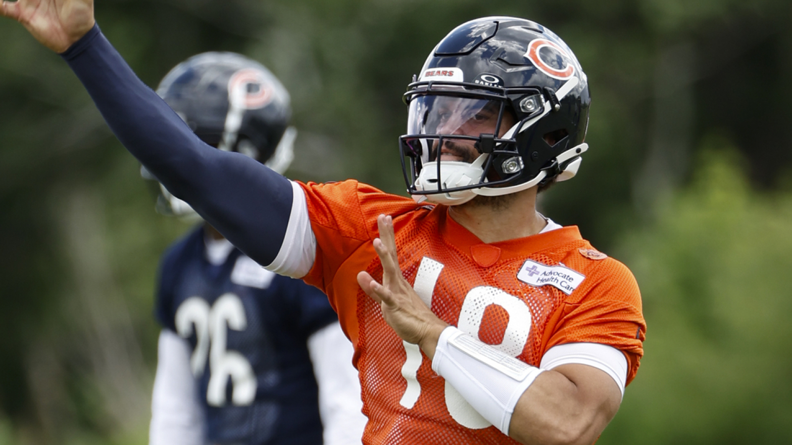 Bears TE 'can see the progress' No. 1 pick Caleb Williams has made ...