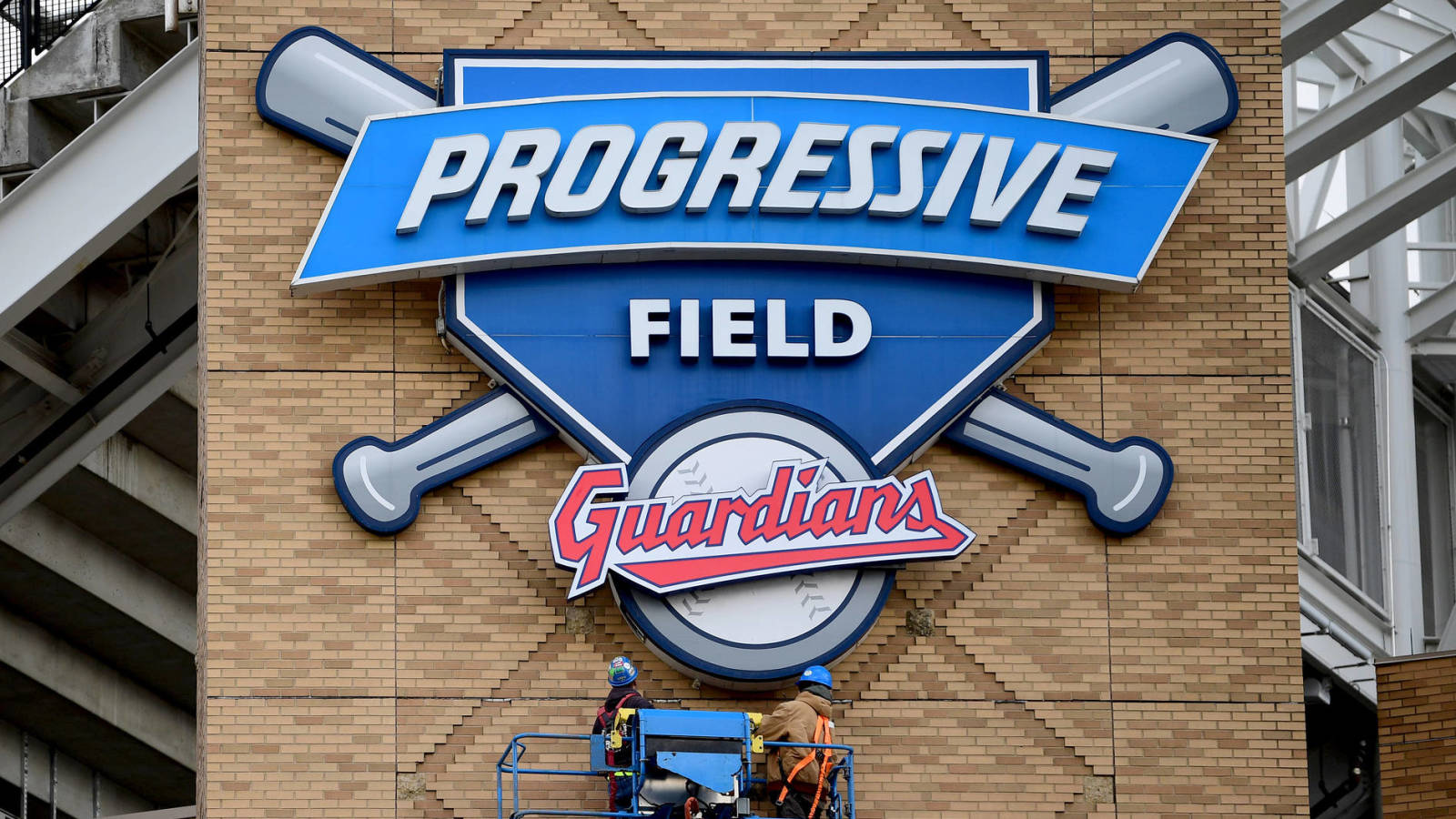 Guardians realign marquee sign at Progressive Field | Yardbarker