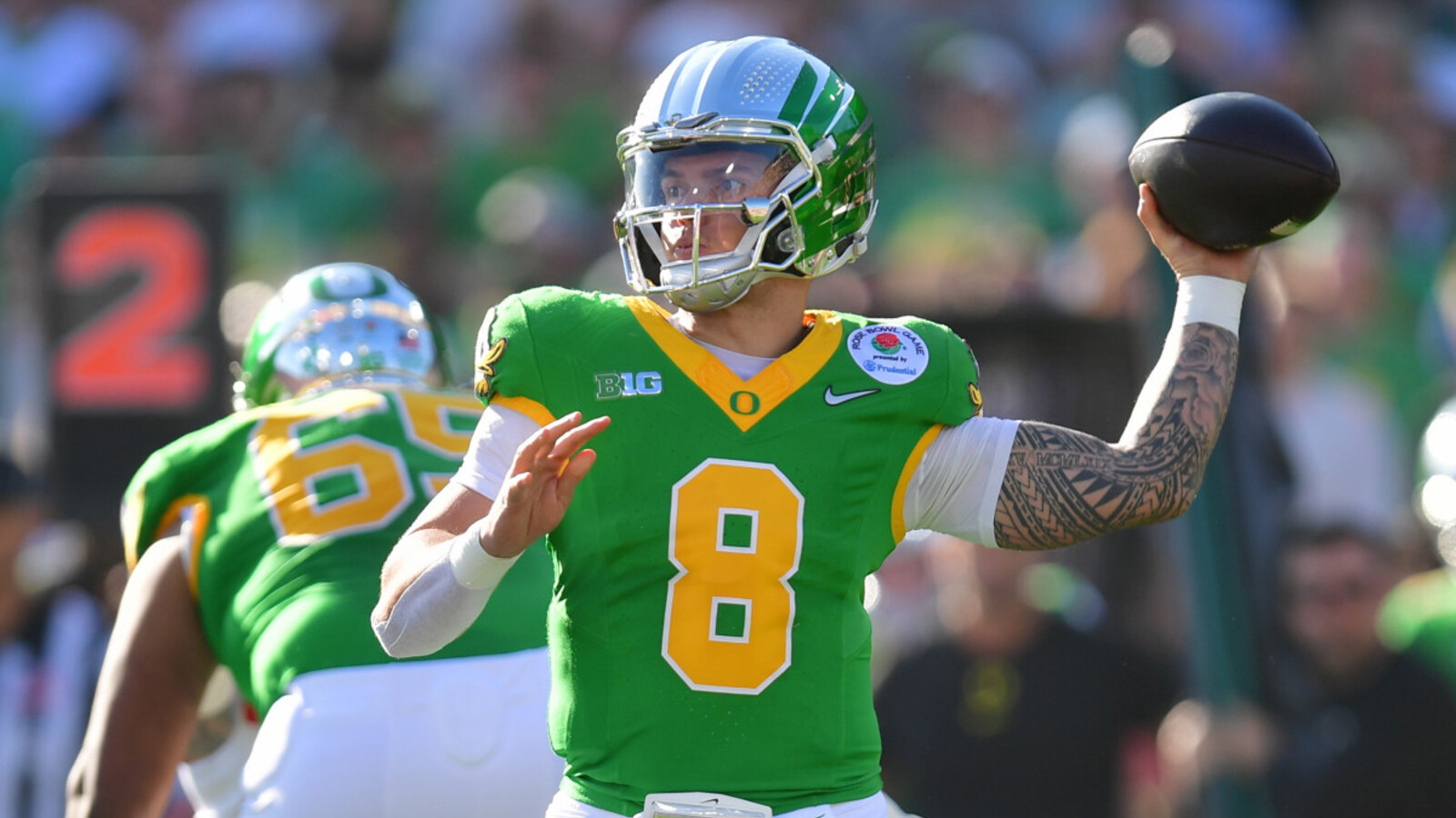 Oregon QB Dillon Gabriel Predicted to Land with Intriguing AFC Team ...