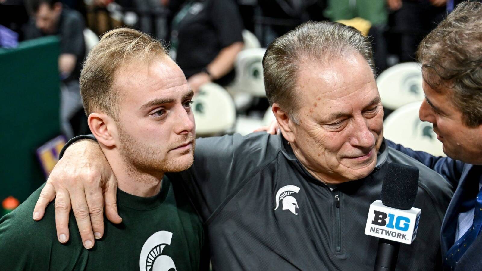 Tom Izzo, son Steven give emotional interview on senior night | Yardbarker