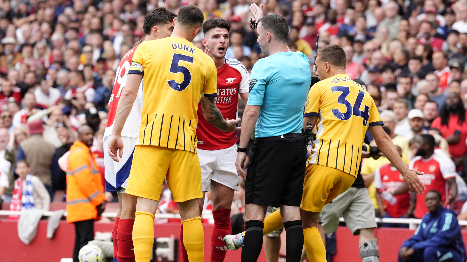 Micah Richards insists Rice sending off is one of the worst decisions ...