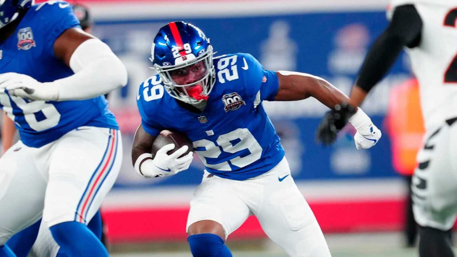 Watch:'Disheartening': Giants’ rookie RB Tyrone Tracy Jr. gets emotional after his costly fumble ...