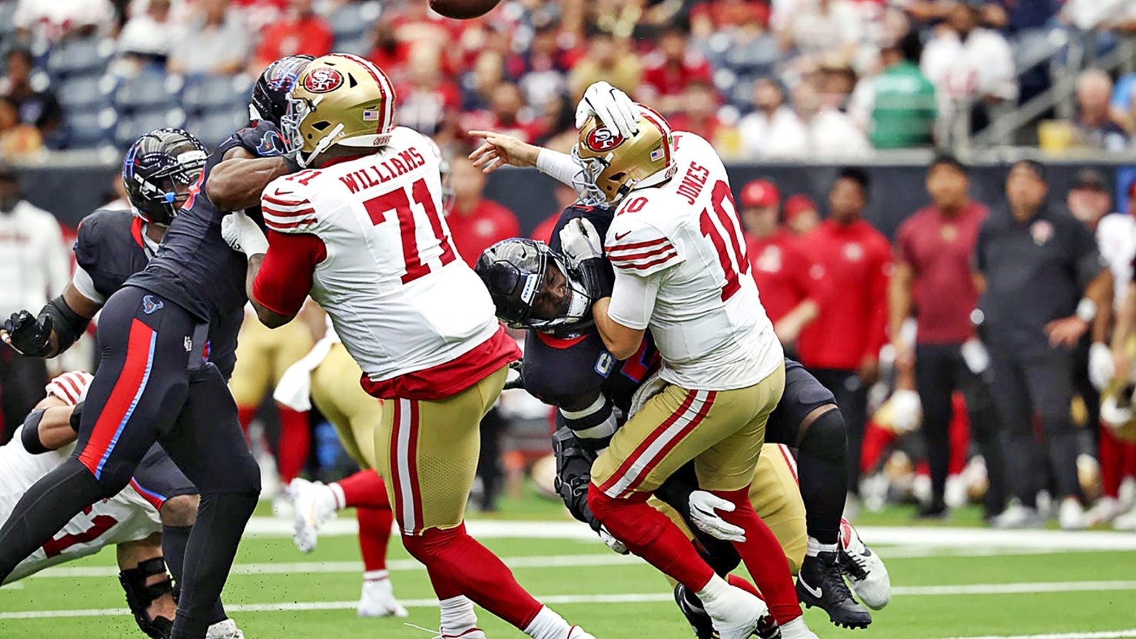 49ers vs. Texans PFF grades: Best and worst from the game, plus snap ...